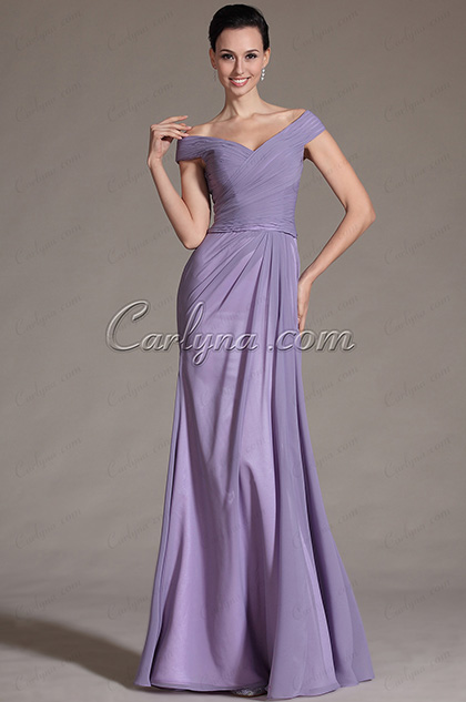 Romantic V-cut Evening Dress Prom Dress (C00144106) - eDressit
